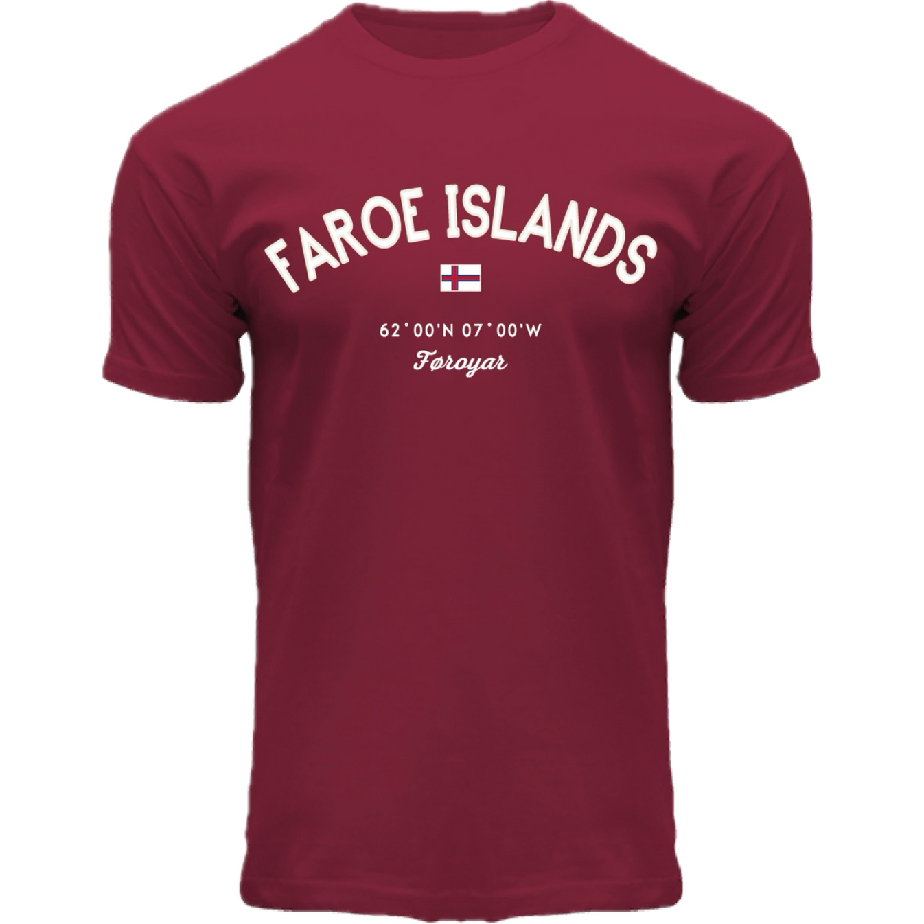 FOX T-shirt ADULT Brassfield Burgundy "Faroe Islands" – Solberg ...